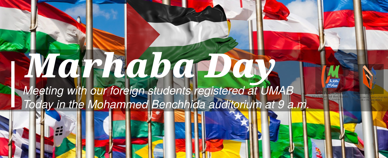 Marhaba Day - Faculty of Exact Sciences and Computer Science - Mostaganem