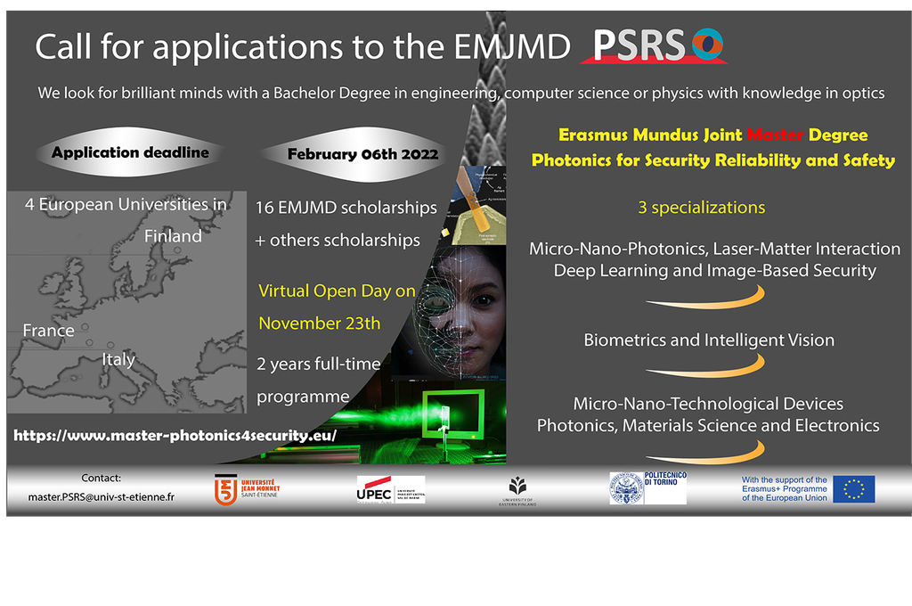Appel à candidature pour l'EMJMD - PSRS Master commun Erasmus Mundus ...